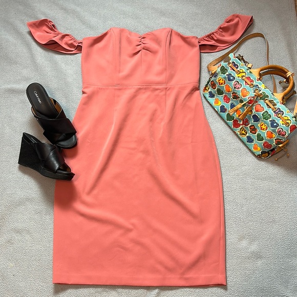Express | Dresses | Express Pale Pink Cocktail Dress | Poshmark
